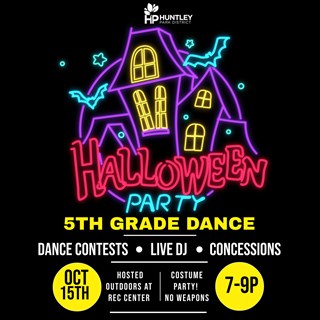 Teen Dance - 5th Grade - Special Events - Events | Huntley Park District